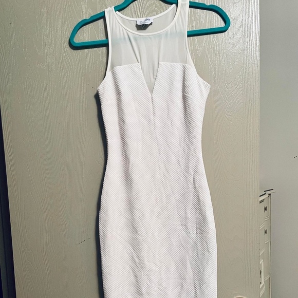 bebe | Dresses | New Bebe Xs Mesh Textured Cocktail Pencil Knee Dress ...